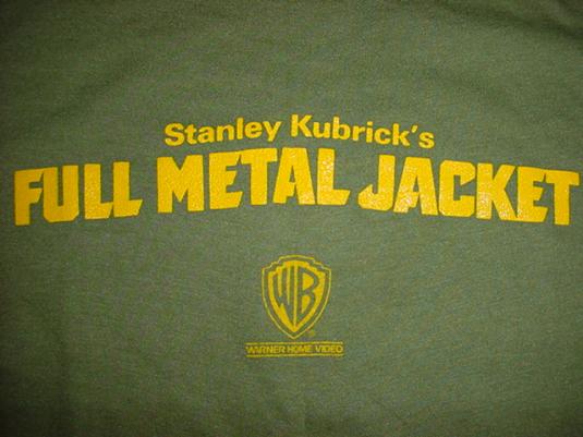 Vintage Full Metal Jacket T-Shirt Stanley Kubrick L/M | Defunkd