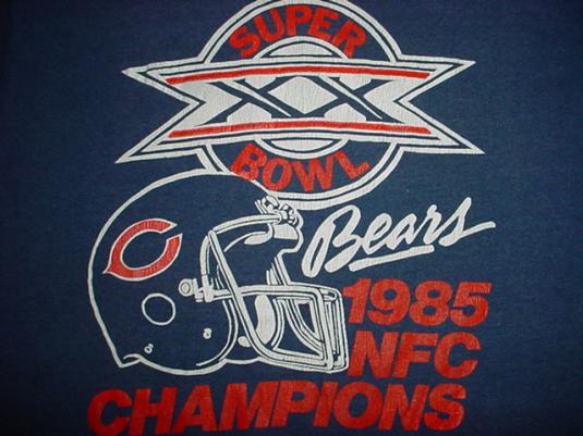 Vintage Super Bowl Chicago Bears Champions T-Shirt 1985 S | Defunkd