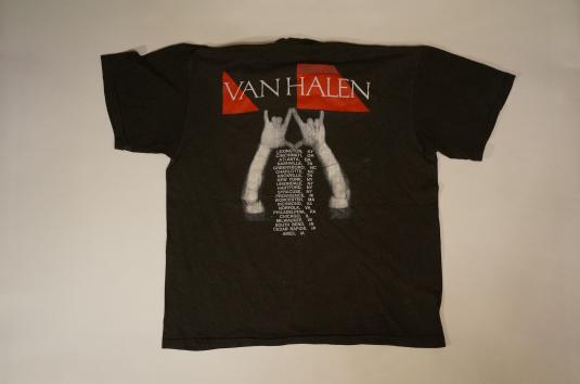 Vintage Van Halen T-Shirt OU812 Sammy Hagar L M | Defunkd