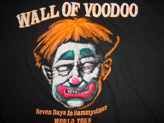 Vintage Wall of Voodoo T-Shirt Seven Days in Sammystown 85 S | Defunkd