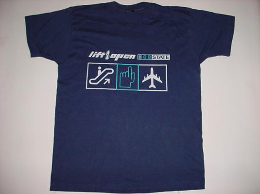 Vintage 808 State T-Shirt Lift Open Your Mind L/XL | Defunkd