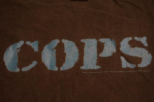 Vintage COPS TV Show T-Shirt 1990s L | Defunkd