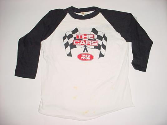 Vintage The Cars T-Shirt 1980 Tour Jersey M | Defunkd