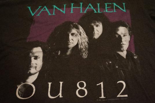 Vintage Van Halen T-Shirt OU812 Sammy Hagar L M | Defunkd