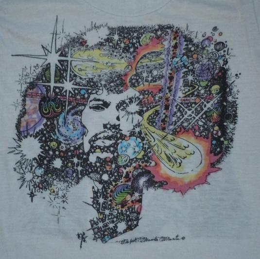 Vintage 1970s JIMI HENDRIX & JANIS JOPLIN fantasy rock shirt | Defunkd
