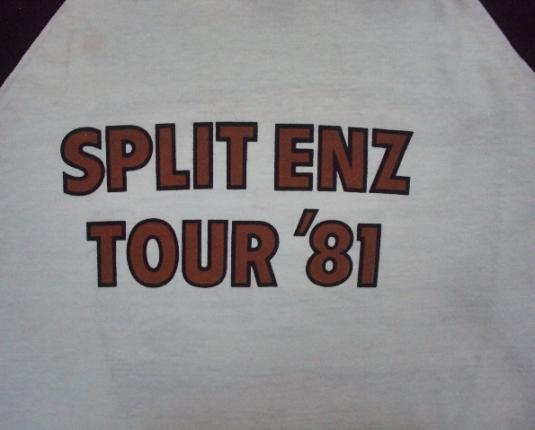 VINTAGE 1981 SPLIT ENZ TOUR T-SHIRT | Defunkd