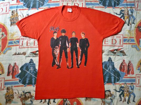 VINTAGE 1979 THE SKIDS INTO THE VALLEY T-SHIRT | Defunkd