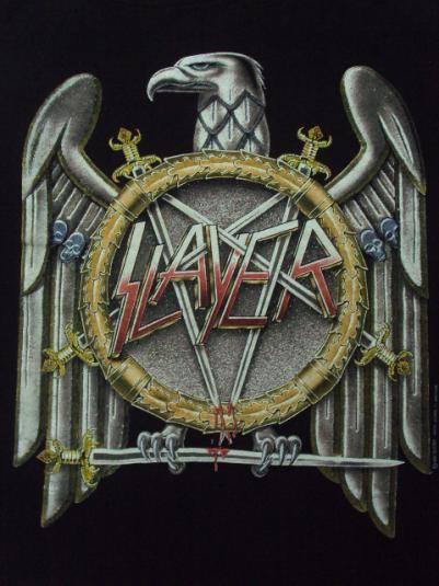 VINTAGE SLAYER 1990 SEASONS IN THE ABYSS Large | Defunkd