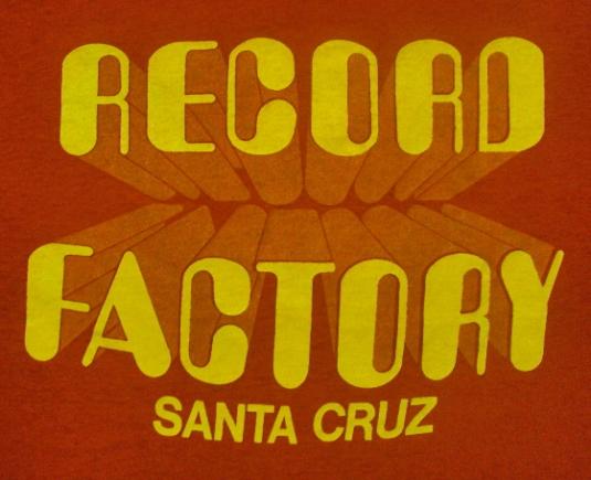 VINTAGE 1970’S RECORD FACTORY SANTA CRUZ | Defunkd