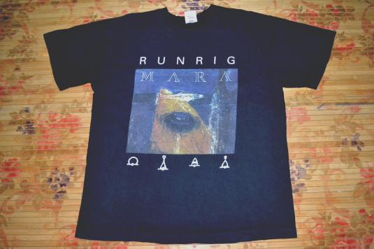 Vintage 90s RUNRIG Mara Concert Promo Scottish Rock T-shirt | Defunkd