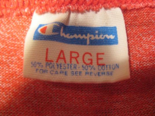 Vintage 1970’s UWEC t-shirt, Champion blue bar, Eau Claire | Defunkd