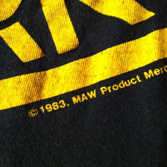 Vintage 1983 Men at Work concert tour t-shirt | Defunkd