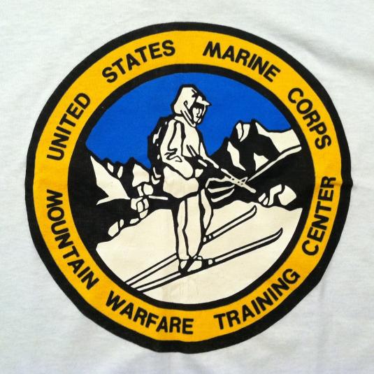 Vintage 1980s Marine Corps Mountain Warfare Training t-shirt | Defunkd