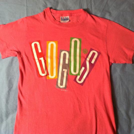 Vintage 1984 Go-Go’s hot pink tour t-shirt | Defunkd