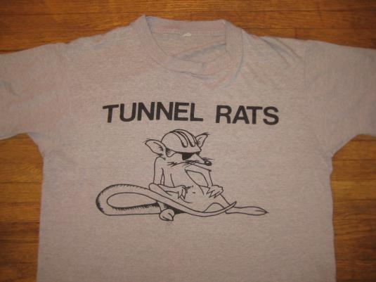 Vintage 1980’s Tunnel Rats t-shirt, Screen Stars, XL | Defunkd