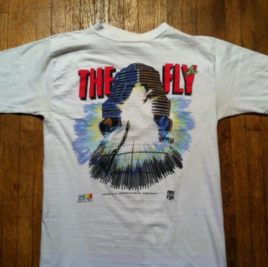 Vintage 1986 The Fly David Cronenberg horror movie t-shirt | Defunkd