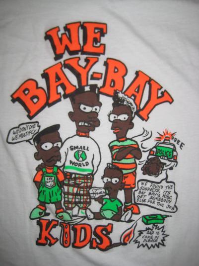 vintage 1989-1990 Bay Bay Kids t-shirt, Simpsons knock off | Defunkd
