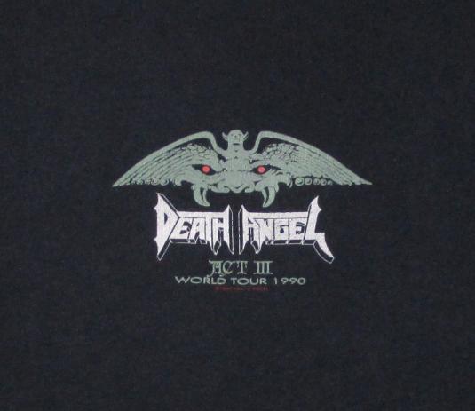 Death Angel 1990 Act III Vintage T Shirt 90’s Thrash | Defunkd
