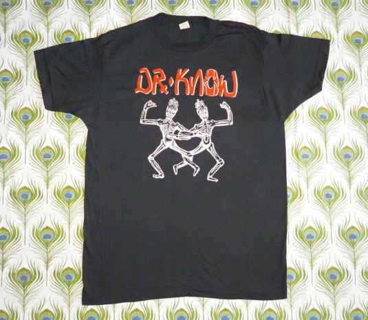 Dr. Know 1987 The Island Earth Vintage T Shirt Deadstock XL | Defunkd