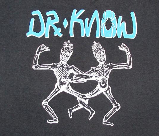 Dr. Know 1987 The Island Earth Vintage T Shirt Thrash Punk | Defunkd