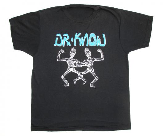 Dr. Know 1987 The Island Earth Vintage T Shirt Thrash Punk | Defunkd