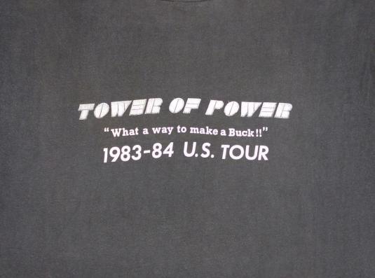 Tower Of Power 1983 Vintage T Shirt US Tour Concert 80’s | Defunkd