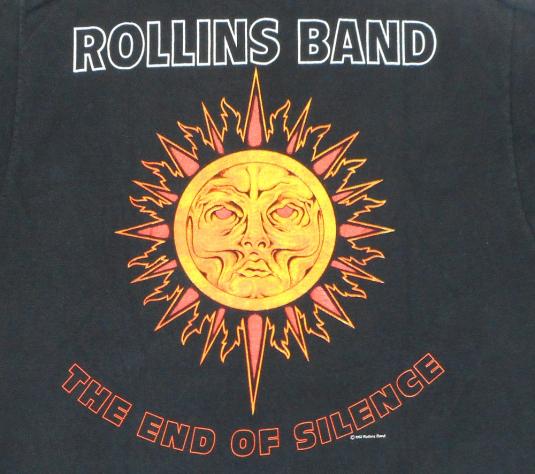 Rollins Band 1992 End Of Silence Tour Vintage T Shirt 90’s | Defunkd