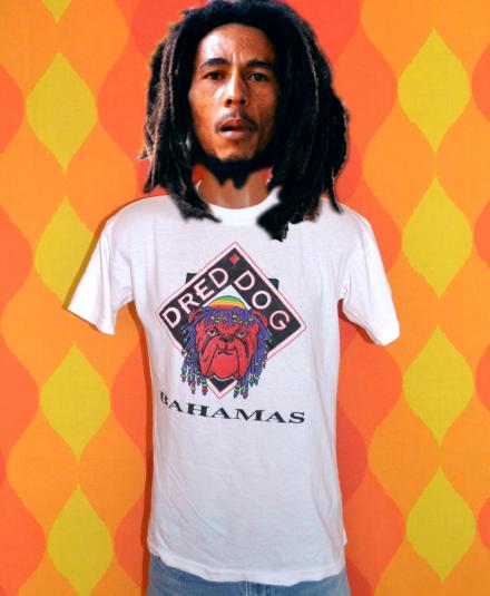 vintage DRED DOG bahamas funny beer t-shirt 420 drugs joke | Defunkd
