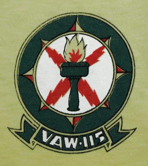 Vintage Hanes US Navy VAW 115 Liberty Airplane T-shirt | Defunkd