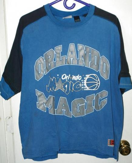 Vintage 90s Pro Edge Orlando Magic Multi Color T-shirt | Defunkd