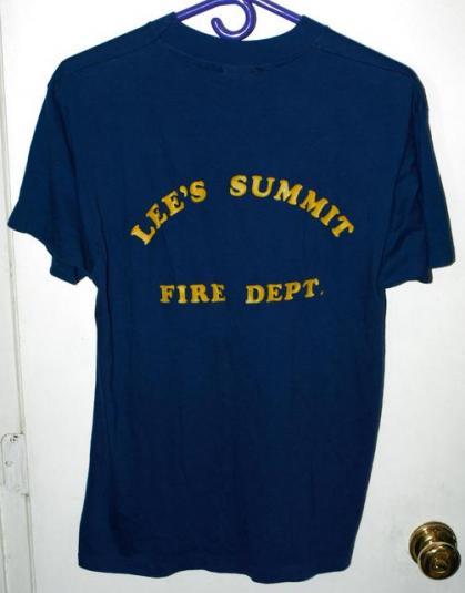 Vintage 80s Lees Summit Missouri Fire Dept Rescue T-shirt | Defunkd