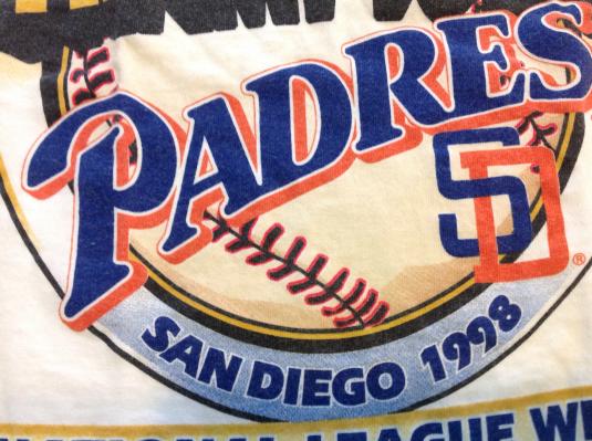 Vintage 1998 San Diego Padres West Division Champs | Defunkd