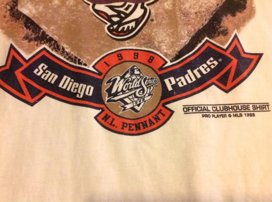 Vintage ’98 Swinging Friar San Diego Padres NL Champs T-Shir | Defunkd