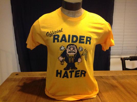 Official Raiders Hater T-Shirt 1981 50/50 | Defunkd