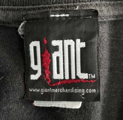 The History of Giant Brand Vintage T-Shirt Tags 1991-2008