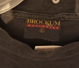 History and Timeline of the Brockum T-Shirt Tag: 1974-1997