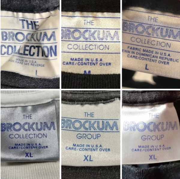 History and Timeline of the Brockum T-Shirt Tag: 1974-1997