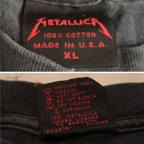 History and Timeline of the Brockum T-Shirt Tag: 1974-1997