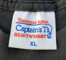 History and Timeline Tennessee River T-Shirt Tag: 1983-2010