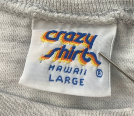 The History and Timeline of Crazy Shirts Tag: 1964 to 2003