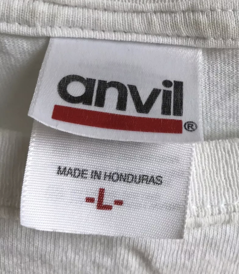 History and Timeline of the Anvil T-Shirt Tag: 1976-Present