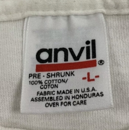 History and Timeline of the Anvil T-Shirt Tag: 1976-Present