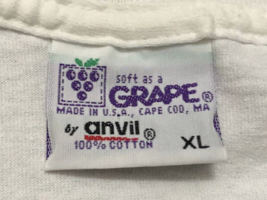 History and Timeline of the Anvil T-Shirt Tag: 1976-Present