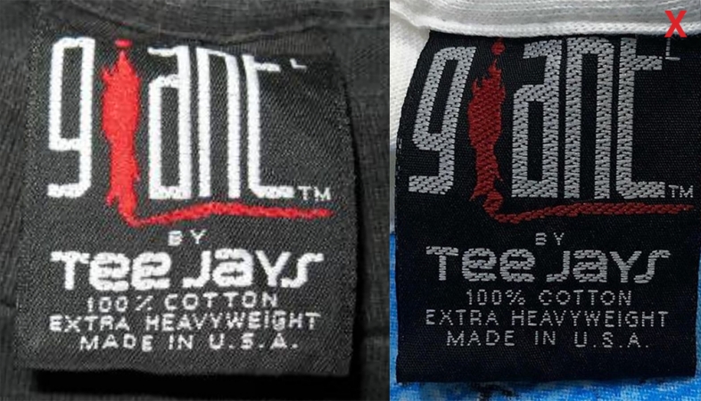 How to Authenticate a Vintage T-Shirt Using the Tag