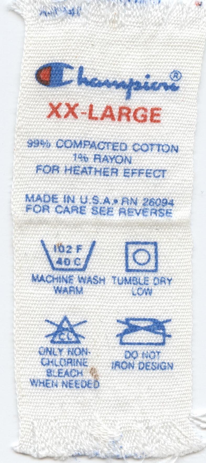 The History of Vintage Champion T-Shirt Tags (1967-2000s)