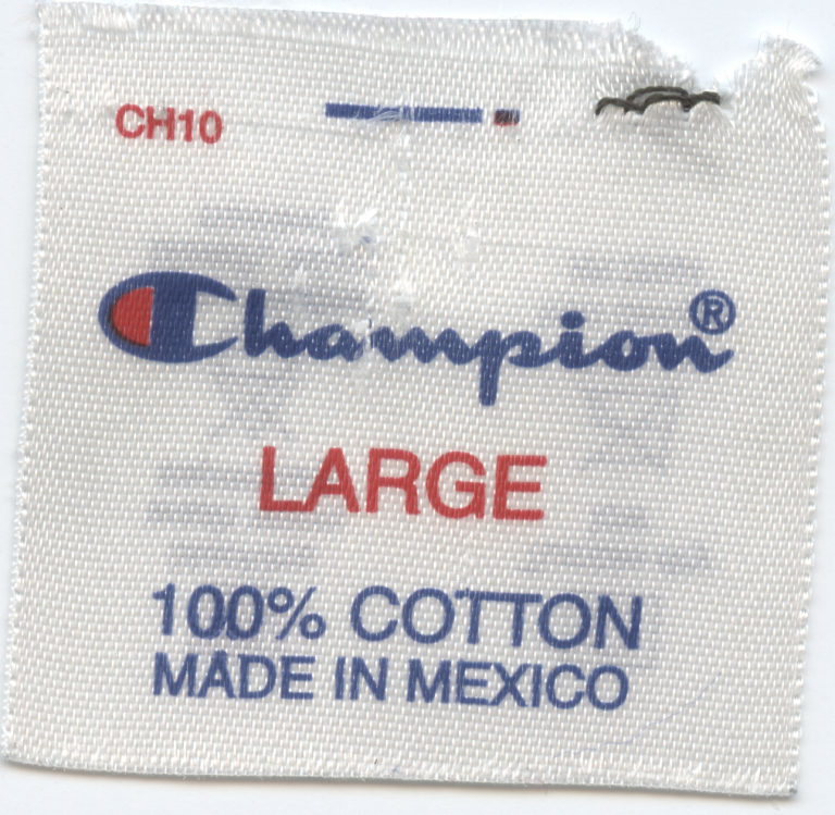 The History of Vintage Champion T-Shirt Tags (1967-2000s)