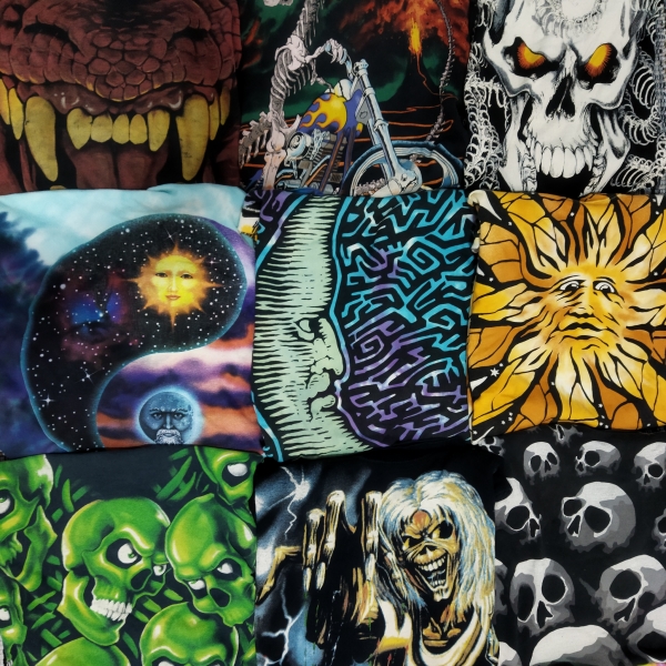 Vintage Liquid Blue Brand T-Shirt All-Over-Print Collection