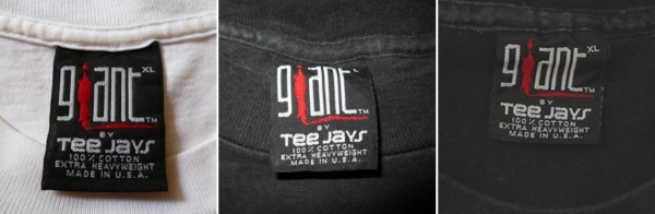 Archive of Fakes Vintage T-Shirt Tags Vs Authentic Tags
