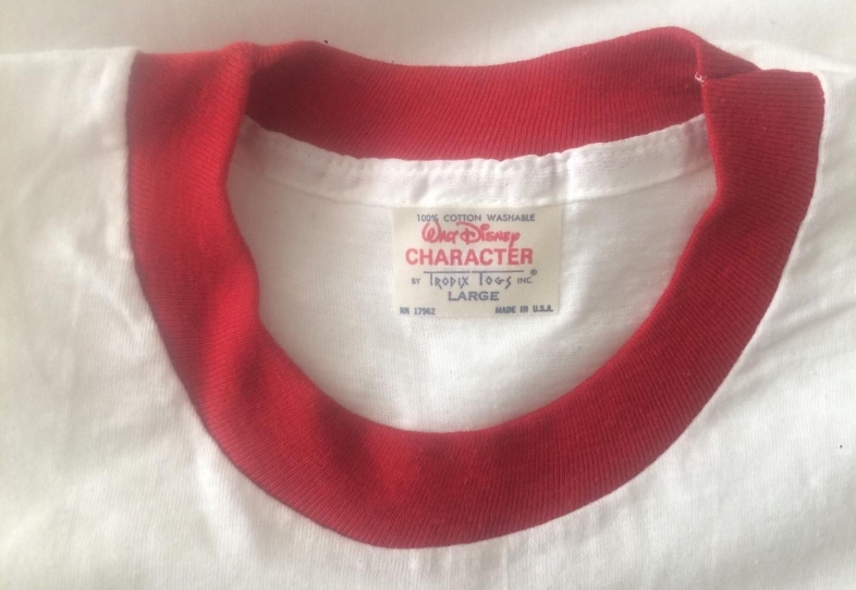 The History of Disney Brand Vintage T-Shirt Tags 1972-2010