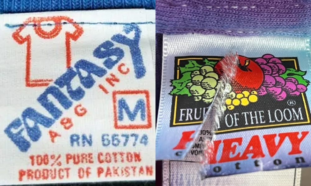 ID a Vintage Bootleg Tee | Pakistan tags and Factory Seconds